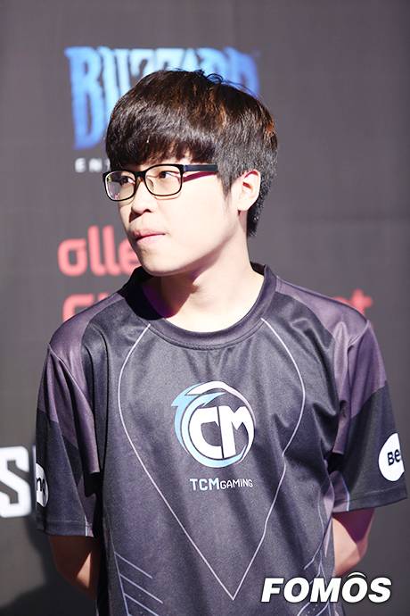 포토 Tcm게이밍 김민철 원이삭 대결에 입술 꾹