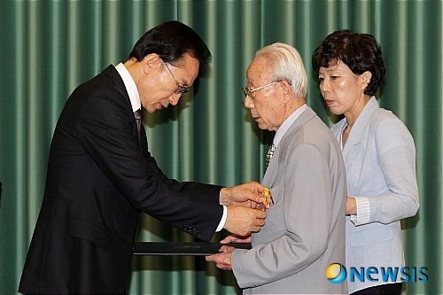 김용철 할아버지 국민훈장 목련장