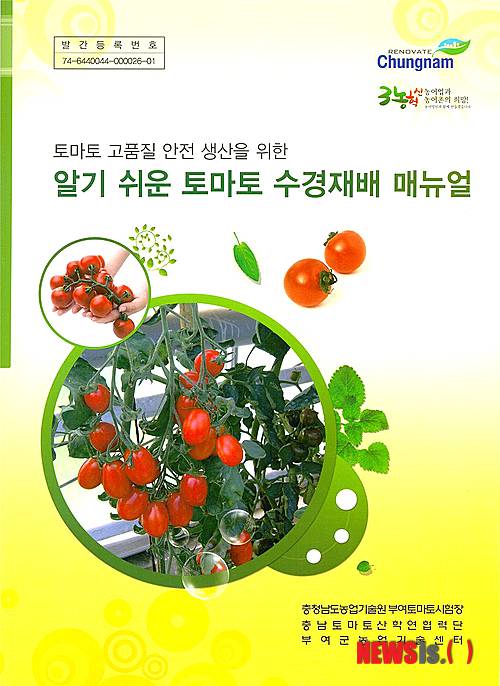 충남도 토마토 수경재배 매뉴얼 발간