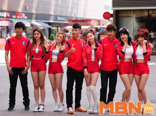 피에스타-더 프렌즈, '아이 러브 코리아, 기대해주세요' [MBN포토]