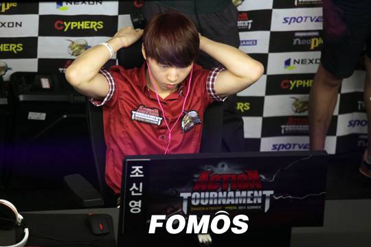 포토 던파 개인전 4강에서 아쉽게 탈락한 조신영