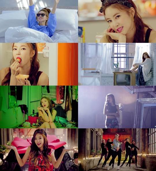 NS윤지 'Wifey' 뮤비 공개, CG같은 완벽 몸매 '극강 섹시미'