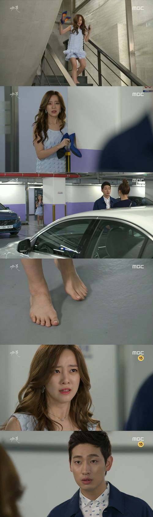 여왕의꽃 고우리 윤박 붙잡으려 맨발질주 불쌍