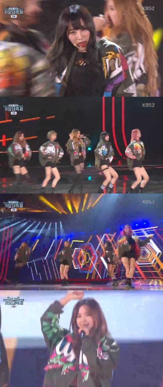 'KBS 가요대축제' EXID, 다섯 여신들의 섹시 퍼포먼스