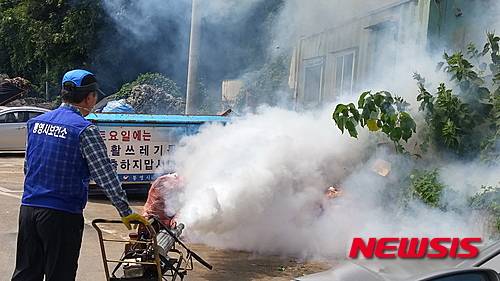 흰줄숲모기 방제