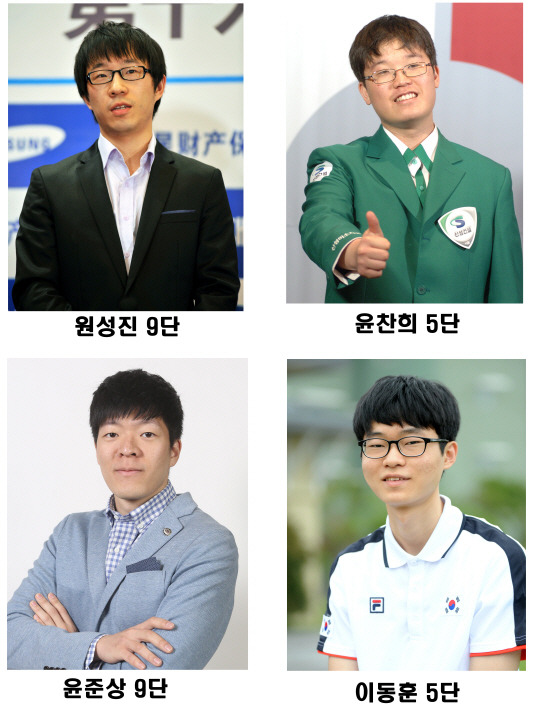 제21기 Gs칼텍스배 원성진 9단 Vs 윤찬희 5단 윤준상 9단 Vs 이동훈 5단 4강 대결로 압축