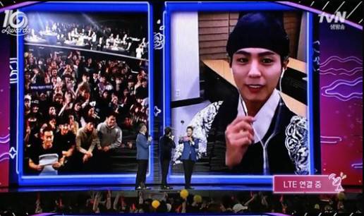 tvN 시상식, 박보검 영상통화 깜짝 등장 '훈훈'