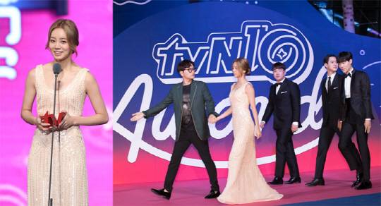 박보검도 반한 혜리 "오늘도 예쁘다. 제 와이프 덕선" 'tvN10 어워즈'