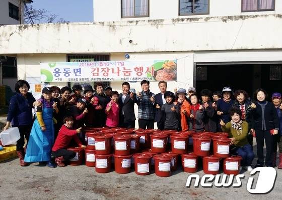 정읍 옹동면 주부모임 김치 500포기 독거노인에 전달