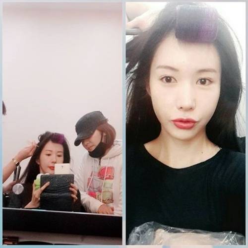 신주아, 메이크업 받는 모습도 빛나네..'청순미 물씬'