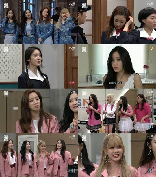 [TV온에어] 'SNL9' 티아라, 과감한 셀프 디스+발군의 콩트 연기
