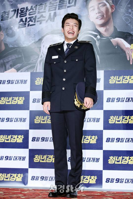 강하늘 보기만해도 기분 좋은 호탕한 웃음 청년경찰 제작보고회