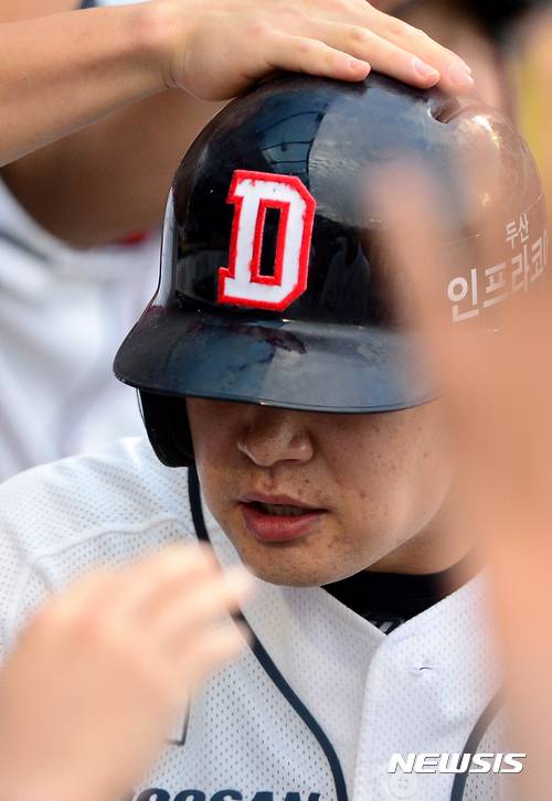 두산 김재환 Kbo 연속 경기 타점 신기록