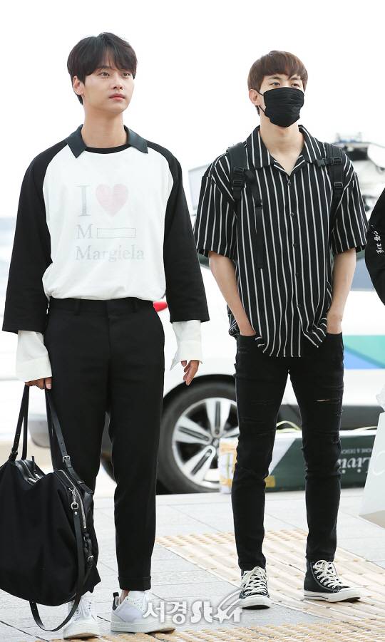빅스 엔 홍빈 상남자 분위기 인천공항 출국