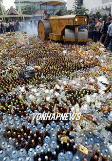 INDONESIA ALCOHOL DESTRUCTION