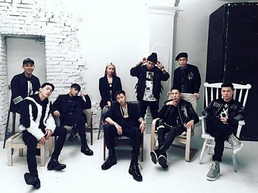 '힙합 카리스마' AOMG, 눈빛부터 스웩 철철