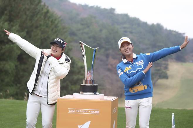 팬들이 바라는 LPGA vs KLPGA 1대1 매치는? [ING생명 챔피언스트로피 2017]