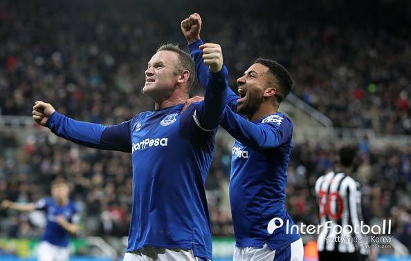[EPL 리뷰] '루니 결승골' 에버턴, 뉴캐슬에 1-0 승..5G 무패
