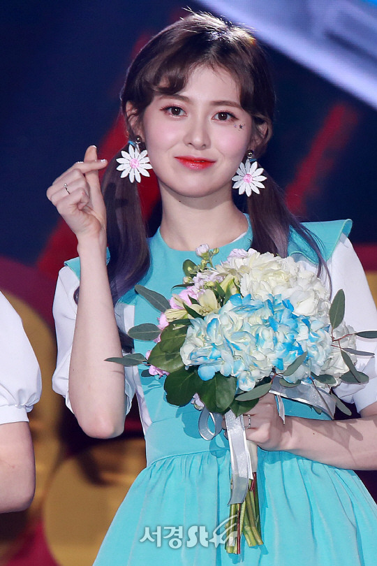 다이아 예빈 남心 저격 손가락하트 더유닛