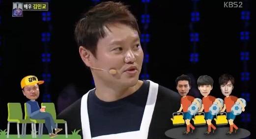 '1대 100' 김민교, 미남 톱 배우들과 남다른 친분.."우리는 같은 000 출신"