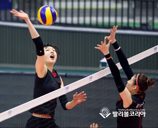 Vnl 한국 女배구 속공 연습히는 양효진