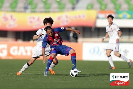 K리그2 13r 나상호 결승골 광주 3연패 탈출 수원fc 원정 1 0 승