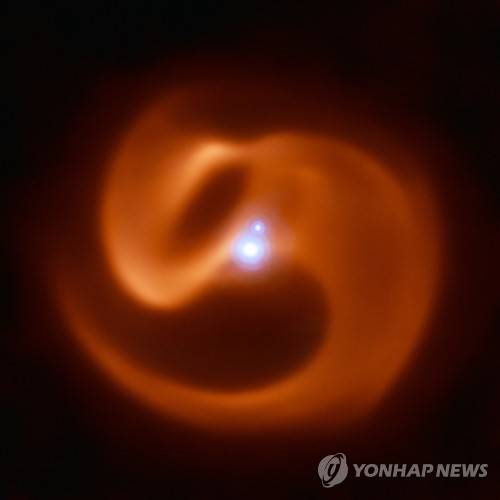SCIENCE SPACE MASSIVE BINARY STAR SYSTEM