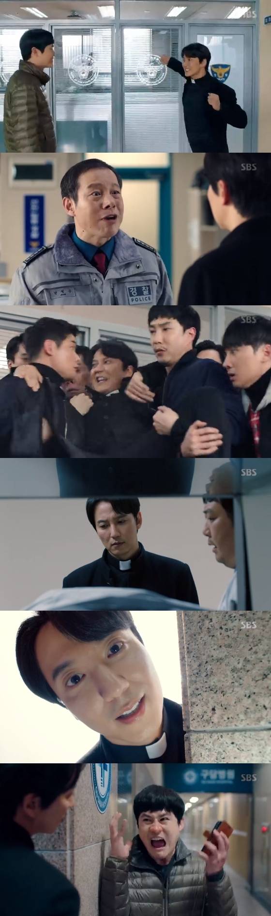 '열혈사제' 김남길, 복수 시작..고준 부하 음문석 제압[★밤TView]