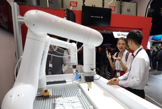 KT, MWC 2019에서 '5G 스마트 팩토리' 시연