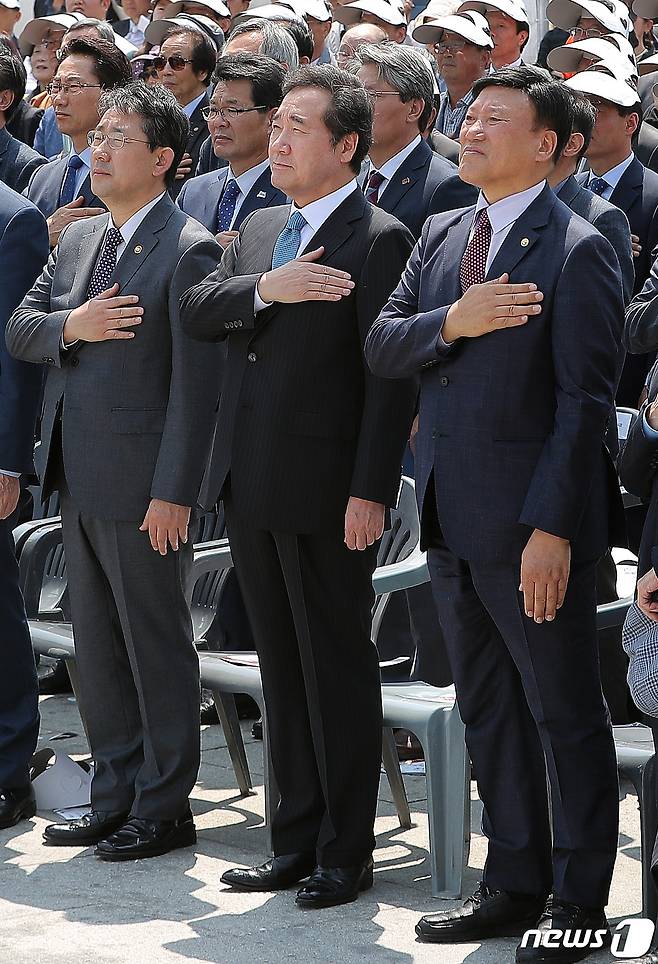 동학농민혁명 기념식 참석한 이낙연 총리