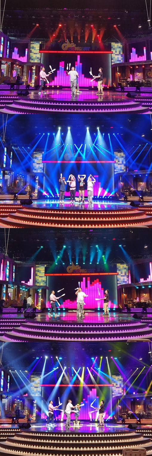 넌버벌 코미디팀 옹알스 개그콘서트 1000회 특집 출연
