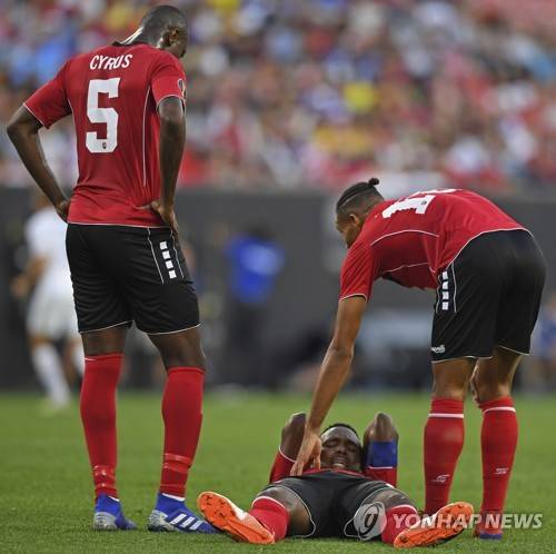 APTOPIX Gold Cup Trinidad Tobago US Soccer