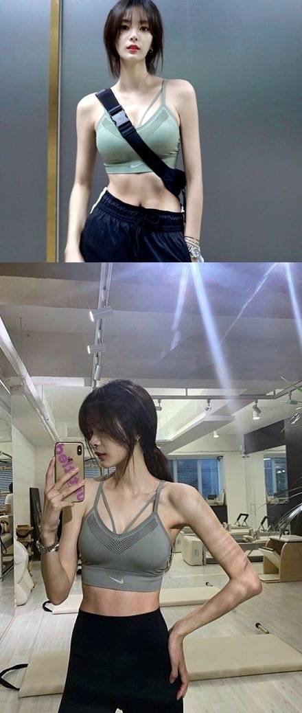 [N샷] "163.7cm 41kg" 송다은, 몸매 비결 공개