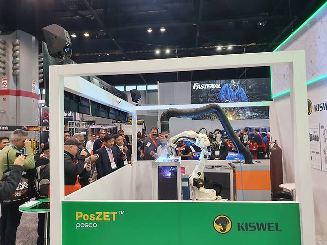 Posco, Kiswel demonstrate advanced welding solution at Fabtech 2019