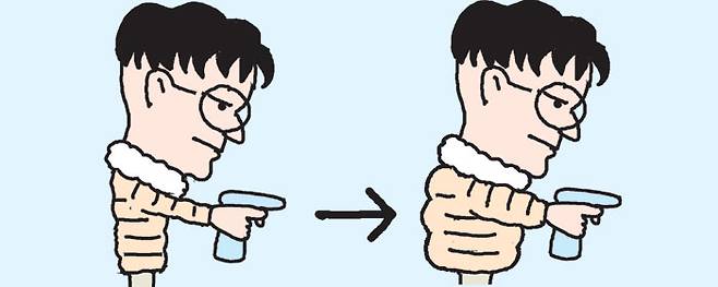 리빙포인트 숨 죽은 패딩 되살리려면