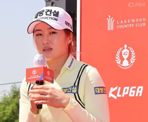 이정은6 "남자 프로들의 부러운 시선을 느꼈어요" [KLPGA 챔피언십]
