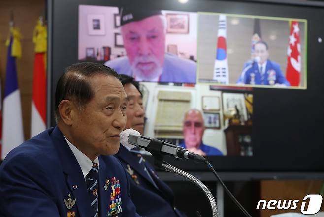 향군 美 6·25 참전용사단체와 화상 보은행사