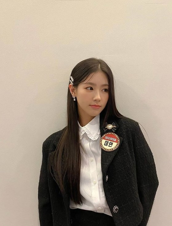 매일이 리즈여자아이들 미연 히든싱어6 대기실 인증샷
