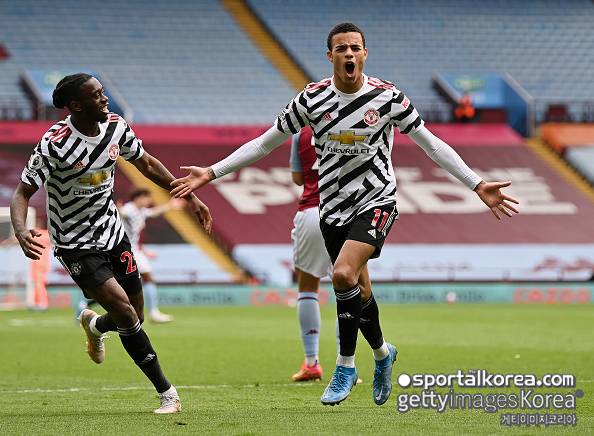 [EPL 35R] '브루누-그린우드 연속골' 맨유, 빌라에 3-1 역전승.. 맨시티 추격 계속