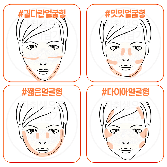 얼굴형별 얼굴 작아보이는 쉐딩 꿀팁 자취생으로 살아남기