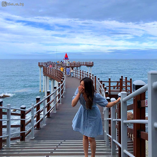 바다 위를 걷는 듯한 느낌의 포항 이가리닻전망대🌊 여행여기서 행복할 것