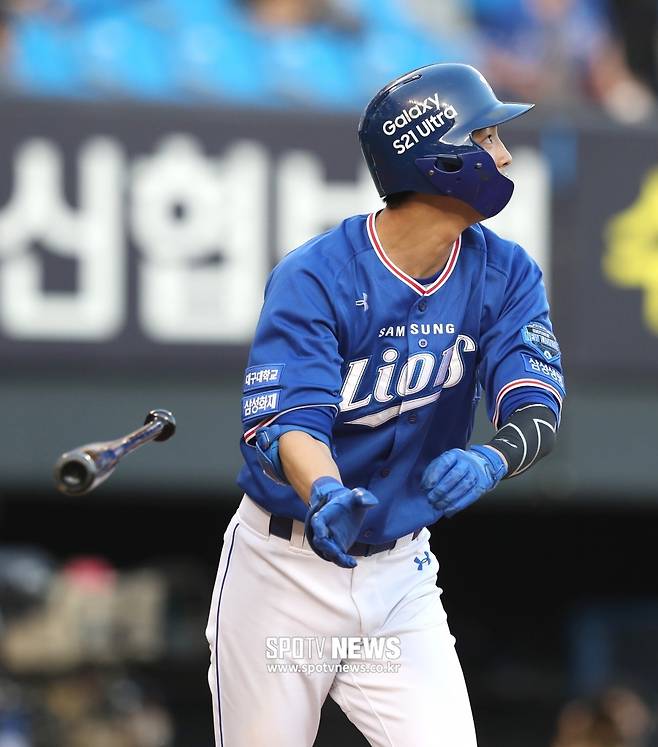 Spo 잠실 13호 홈런 구자욱 역대 35번째 7년 연속 100안타 고지 점령