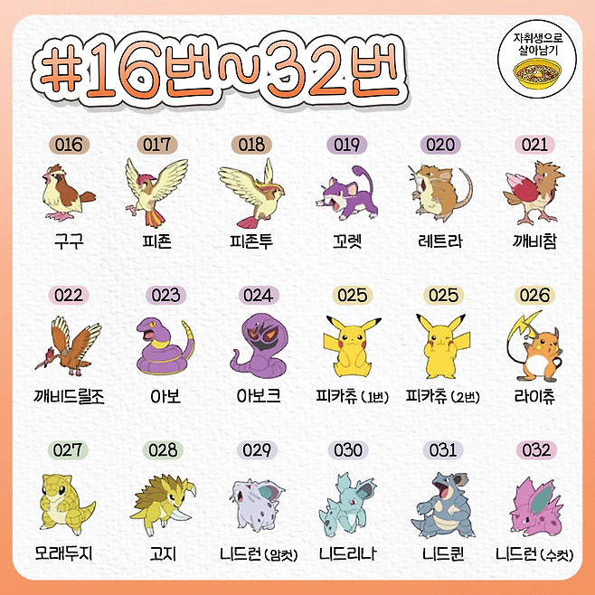 추억의 포켓몬빵 띠부띠부씰 159개 모음집 자취생으로 살아남기