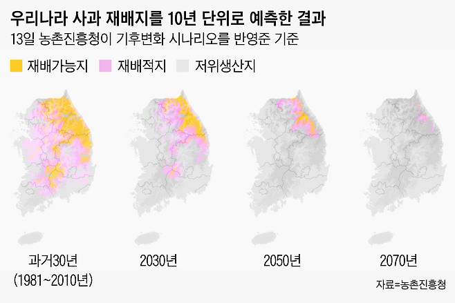 이대로 가면 귤 재배 지역 강원도까지 올라간다