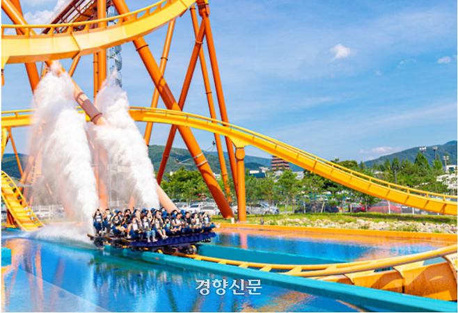 경북 경주월드서 50m 상공에서 놀이기구 멈춤사고 발생승객 40분간 고립