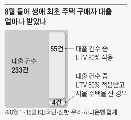 '층층조건' 생애 첫 주택대출, 서울서 LTV 80% 다 받은 사람 "4명뿐"