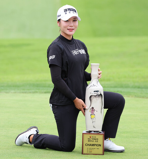 황정미 Klpga 첫 우승으로 시즌 상금 11위↑치열해지는 3파전 박민지·유해란·박지영
