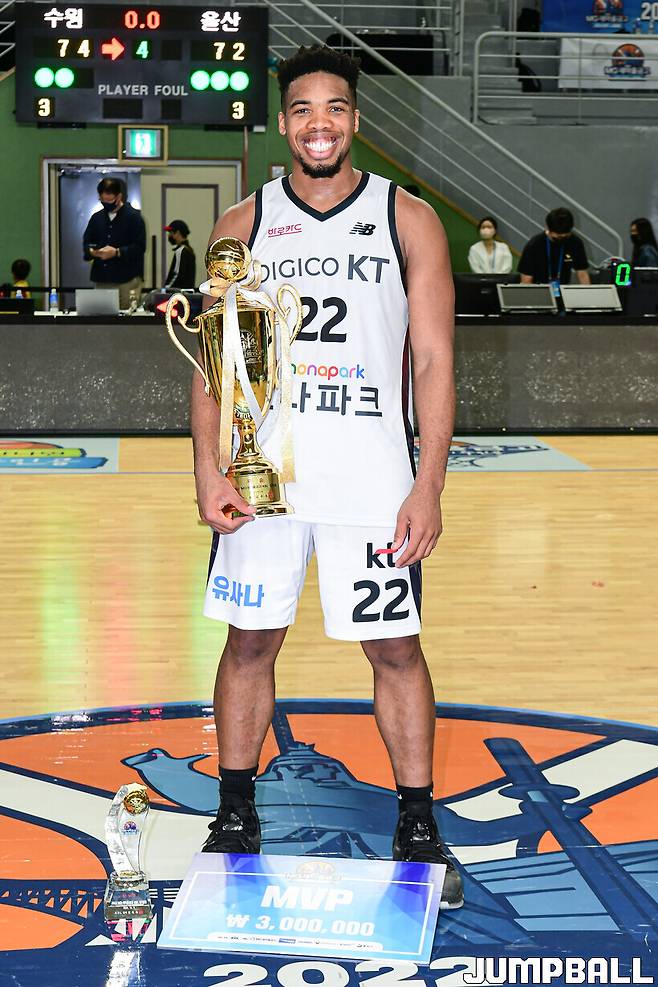 Kbl컵 Kt 우승의 주역 아노시케 외국선수 최초 Mvp 수상