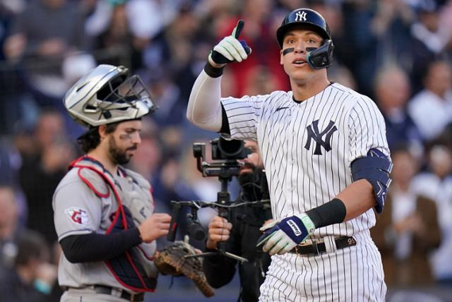스탠튼·저지 홈런 양키스 클리블랜드 꺾고 Alcs 진출