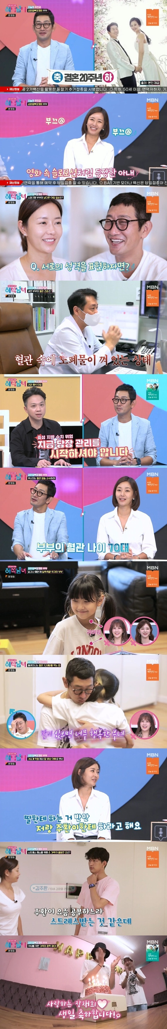김창열 장채희 부부 혈관 나이 70대건강 적신호에 충격종합